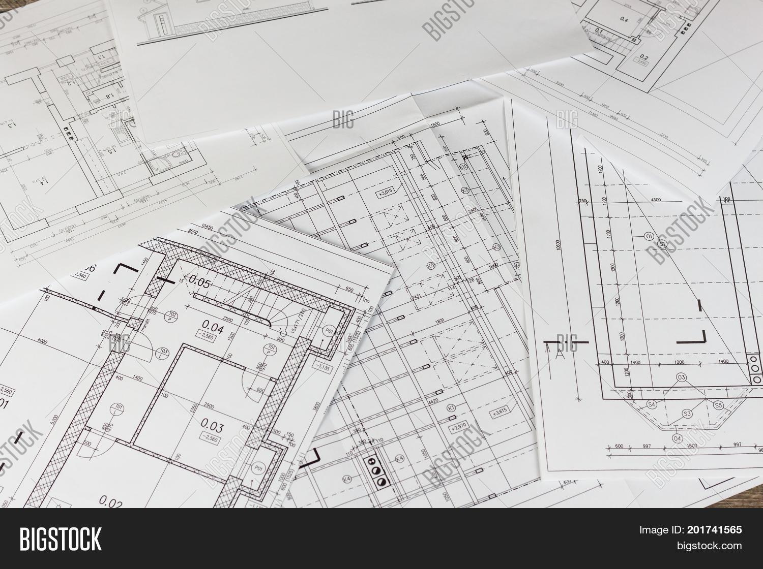 Imagen y foto Plans Building. (prueba gratis) | Bigstock