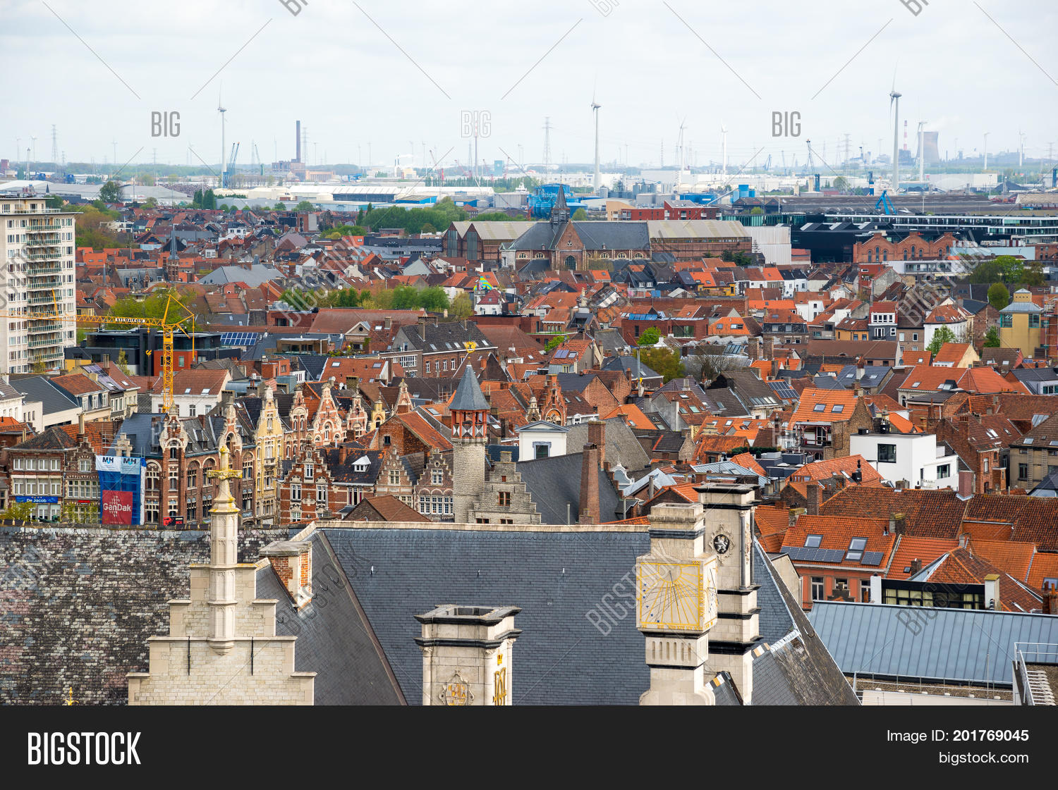 Aerial View Ghent Image & Photo (Free Trial) | Bigstock