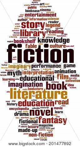 Fiction Word Cloud Vector & Photo (Free Trial) | Bigstock