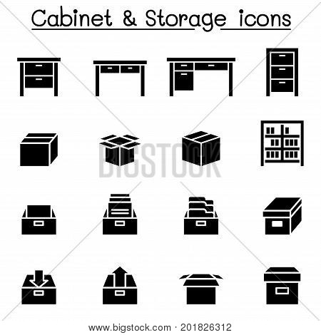 Storage Cabinet Vector & Photo (Free Trial) | Bigstock