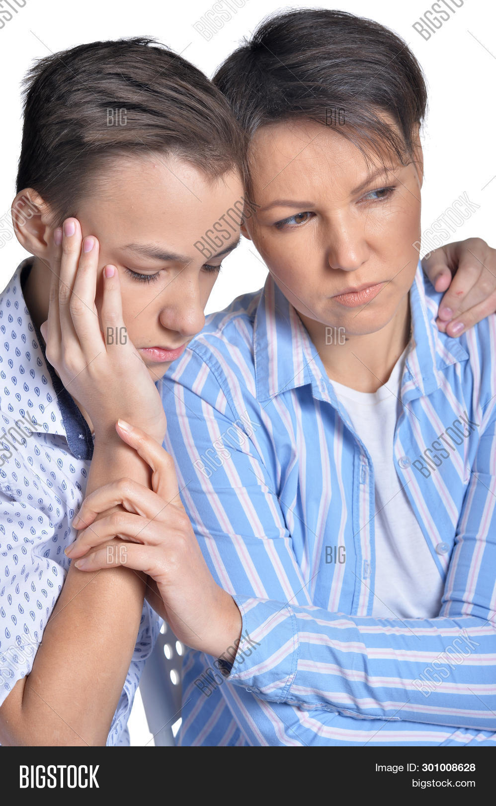 Sad Beautiful Family Image & Photo (Free Trial) | Bigstock