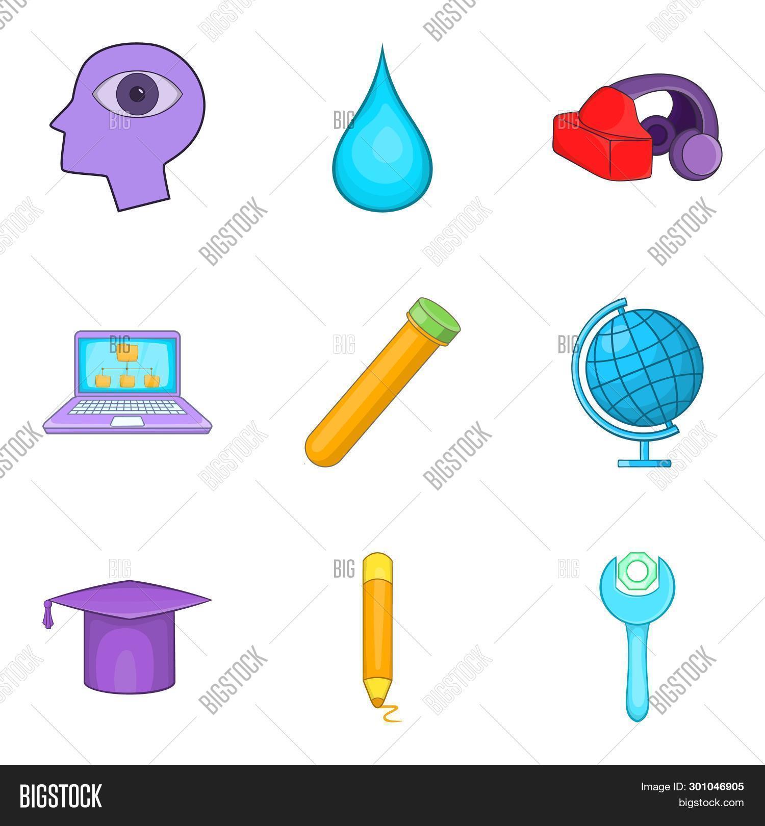 Apprehension Icons Set Image & Photo (Free Trial) | Bigstock