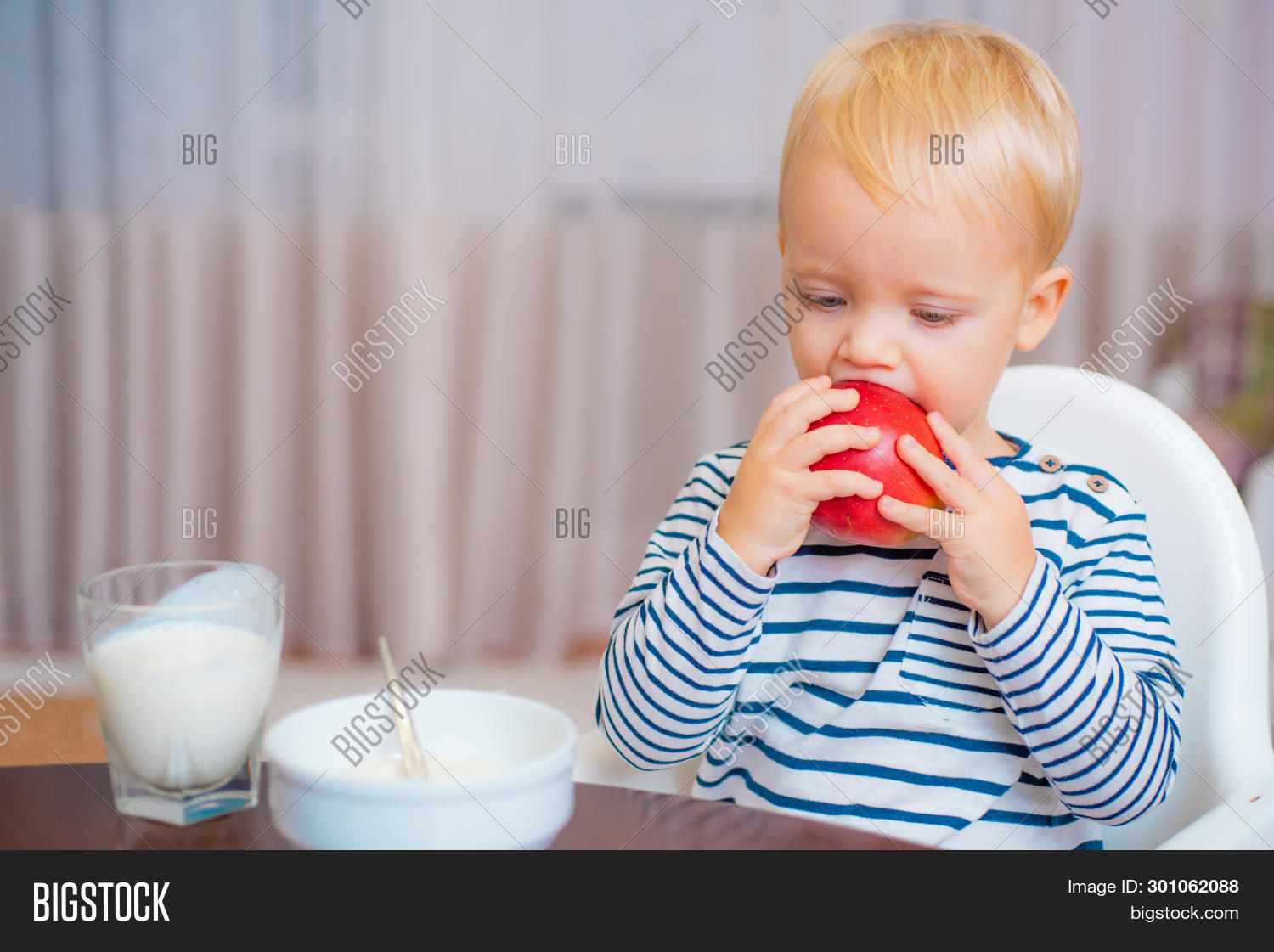 Toddler Having Snack Image & Photo (Free Trial) | Bigstock