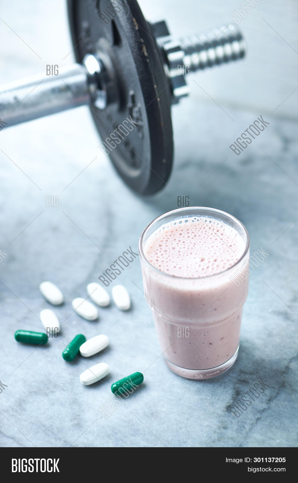 Glass Protein Shake Image & Photo (Free Trial) | Bigstock