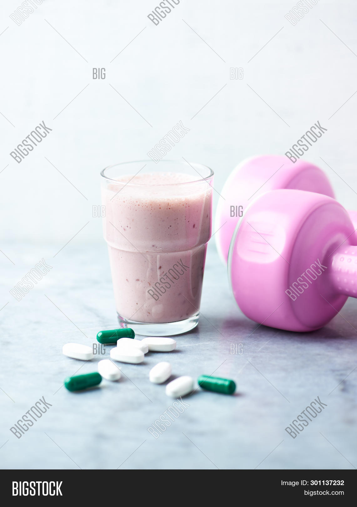 Glass Protein Shake Image & Photo (Free Trial) | Bigstock