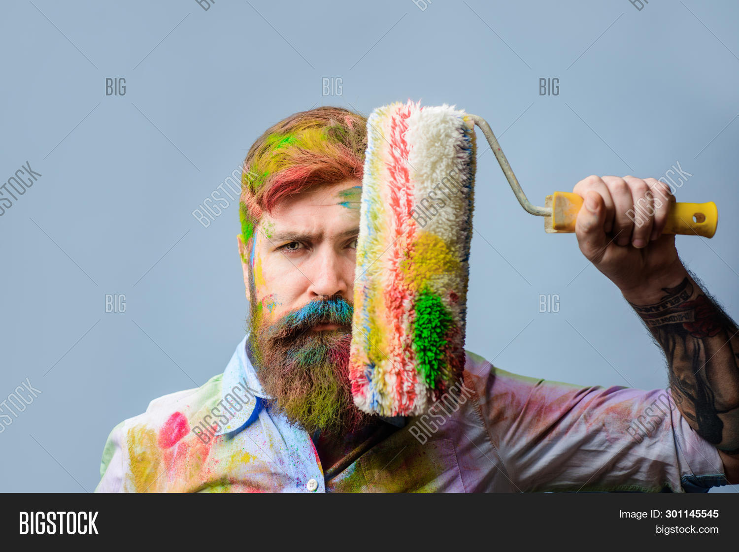 Painter. Bearded Image & Photo (Free Trial) | Bigstock