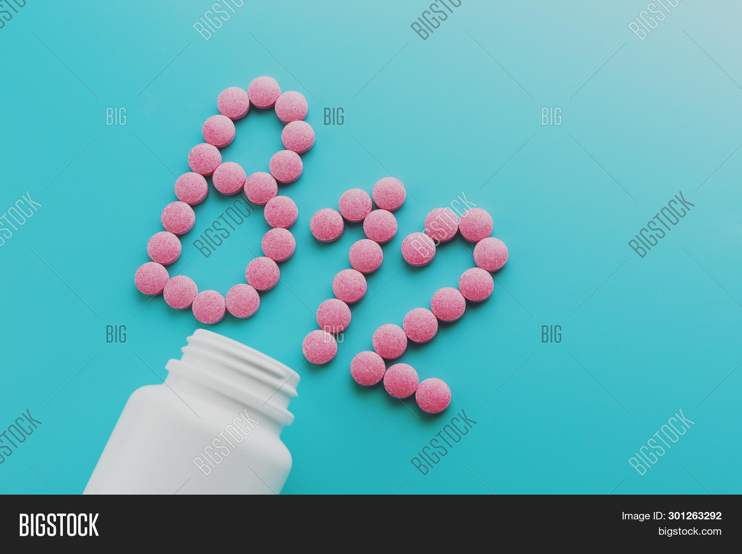 Pink Tablets Form B12 Image & Photo (Free Trial) | Bigstock