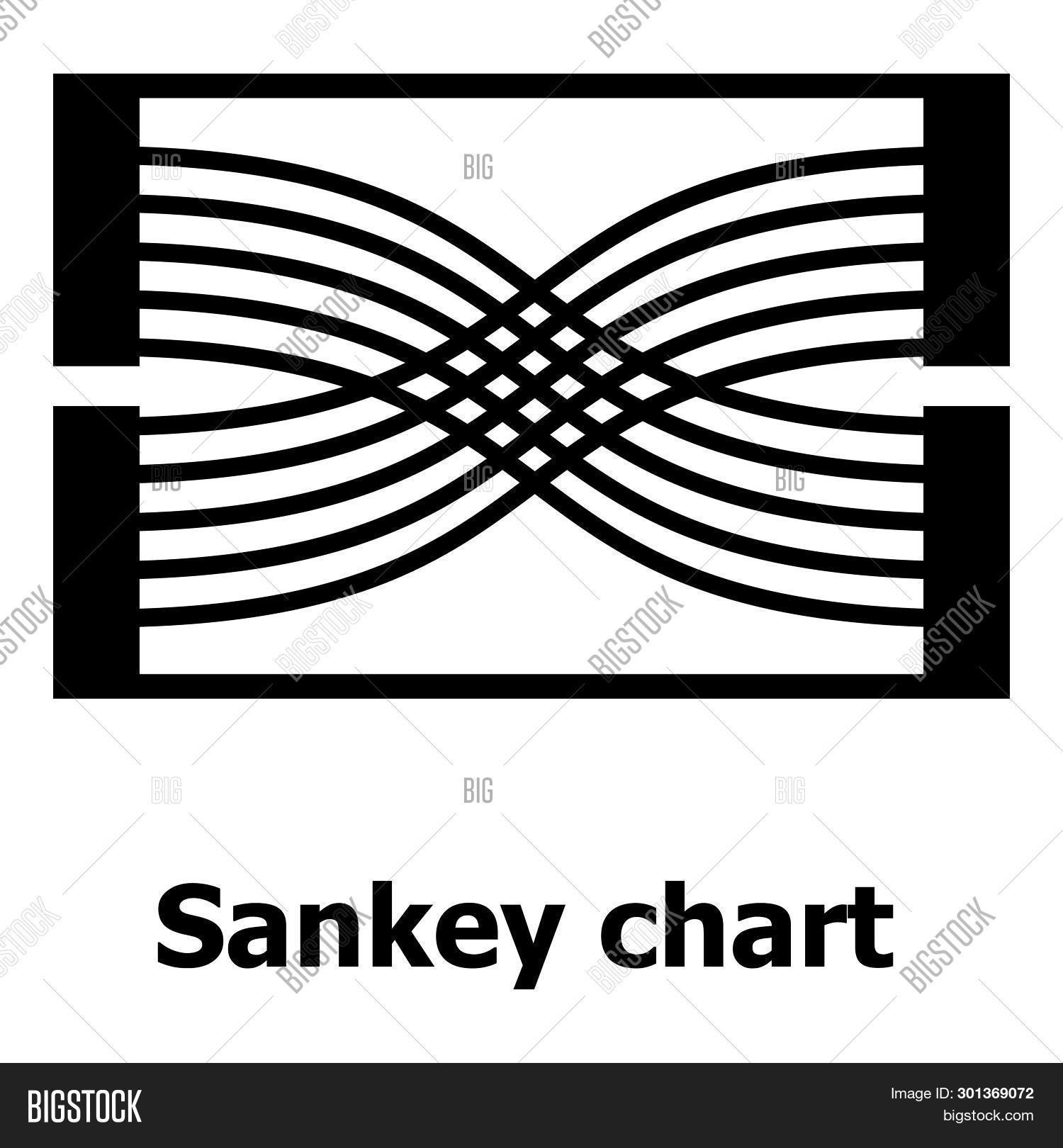 Sankey Chart Icon. Image & Photo (Free Trial) | Bigstock