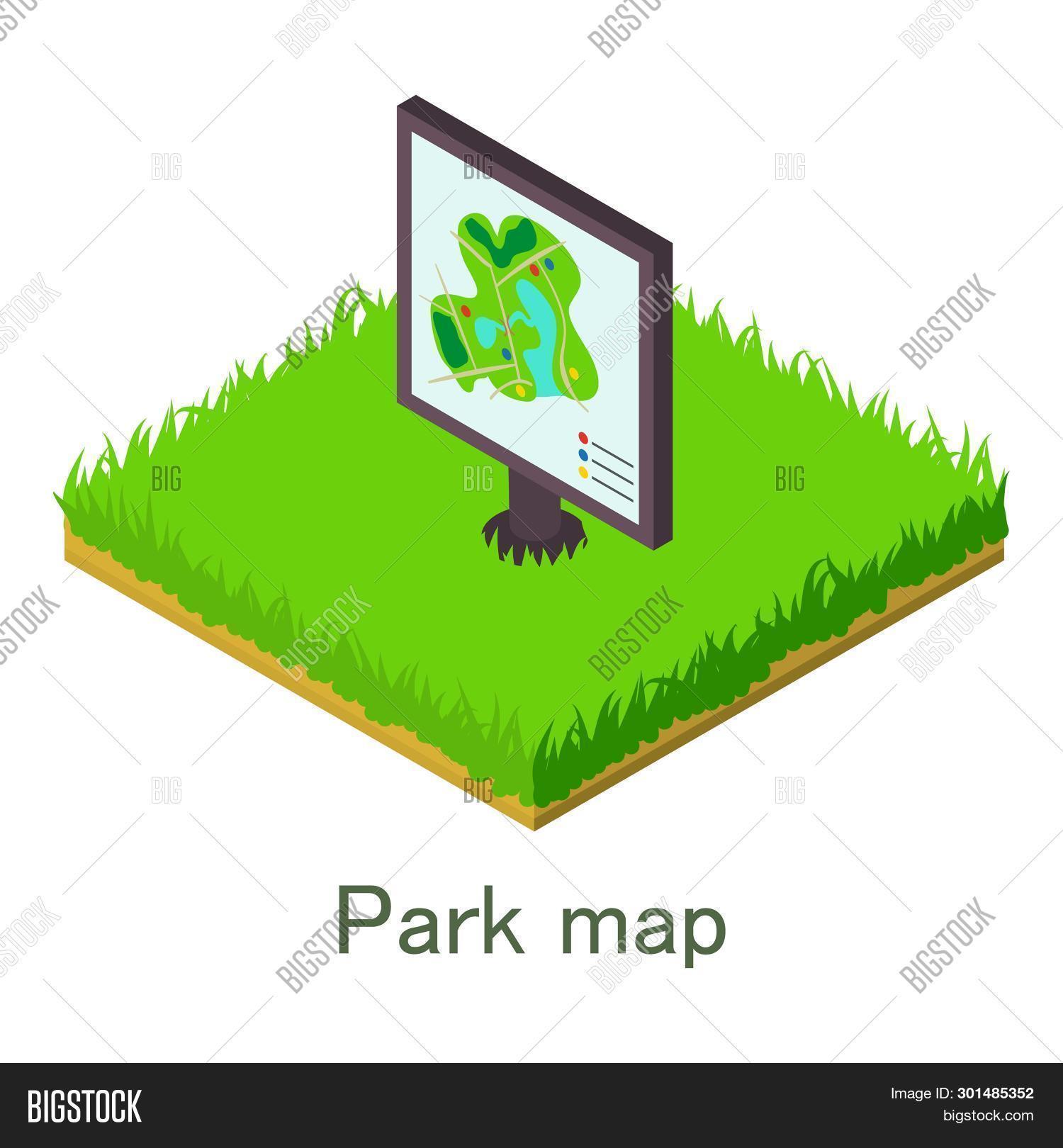 Park Map Icon. Image & Photo (Free Trial) | Bigstock