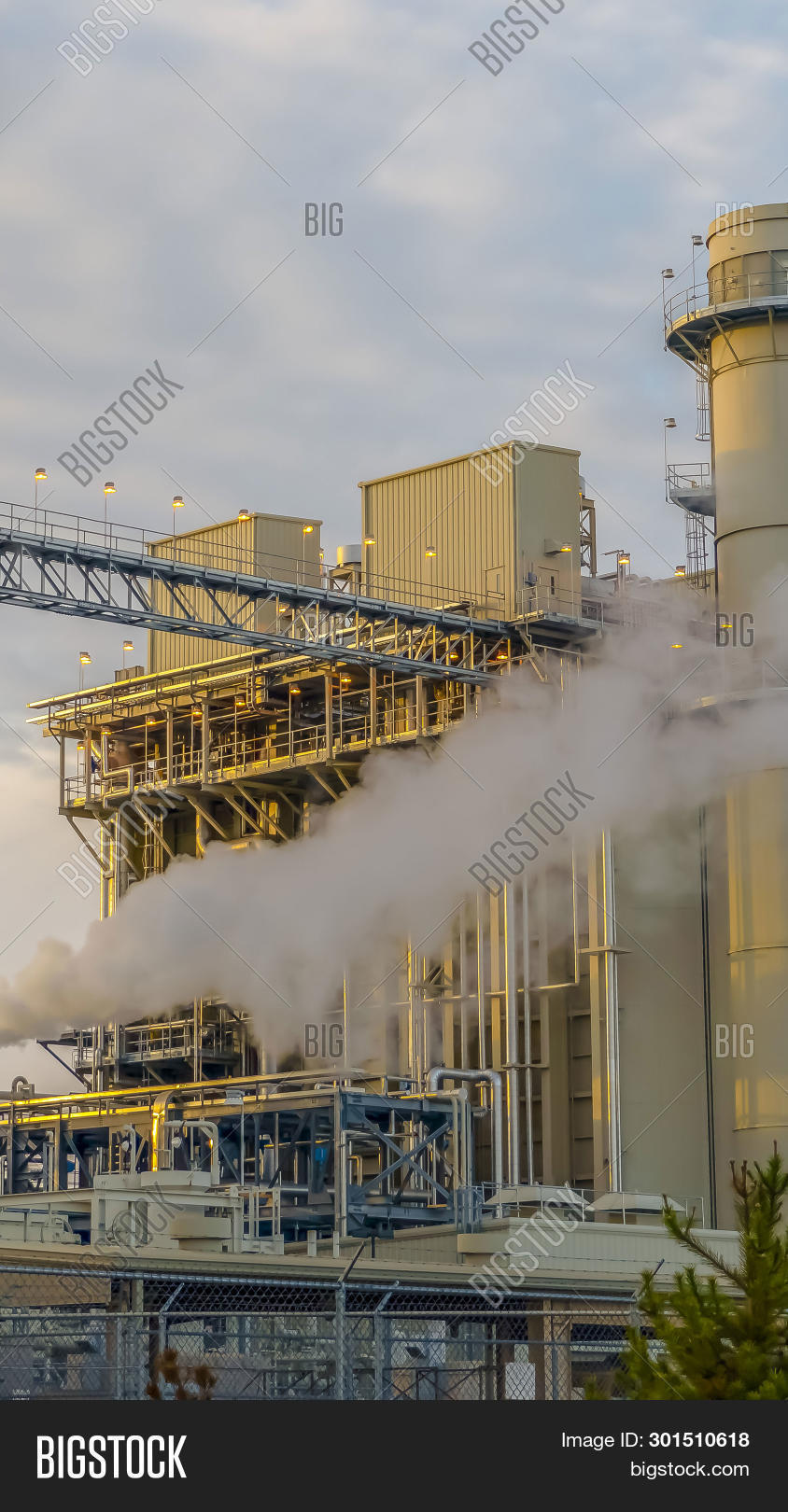 Vertical Power Plant Image & Photo (Free Trial) | Bigstock