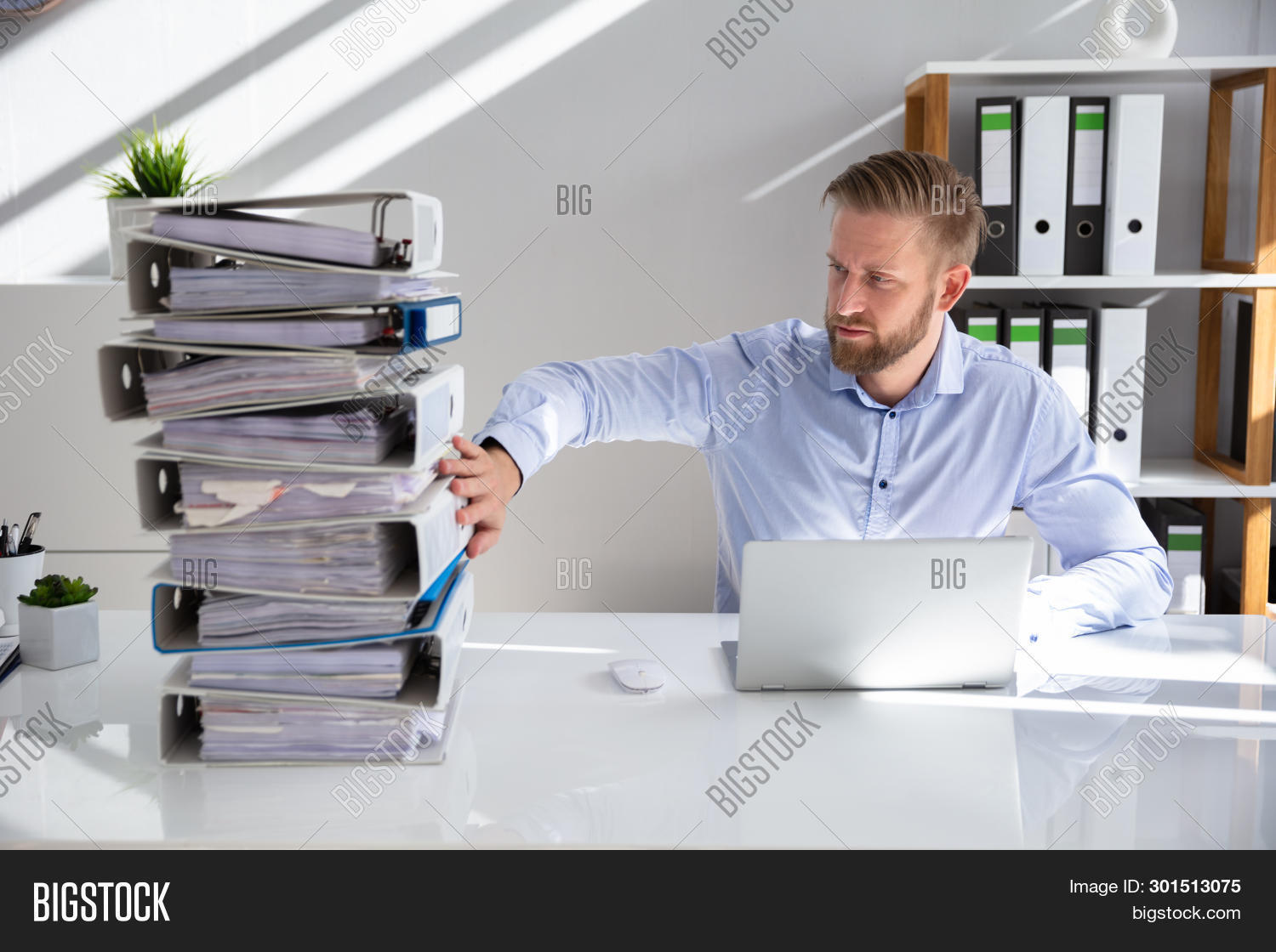 Businessperson Pushing Image & Photo (Free Trial) | Bigstock
