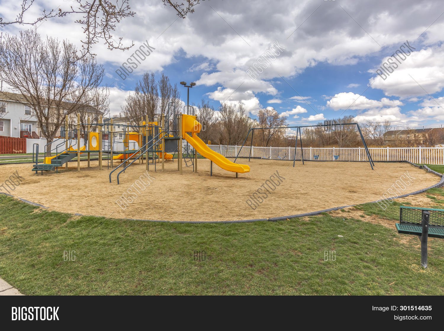 Bright Yellow Slides Image & Photo (Free Trial) | Bigstock