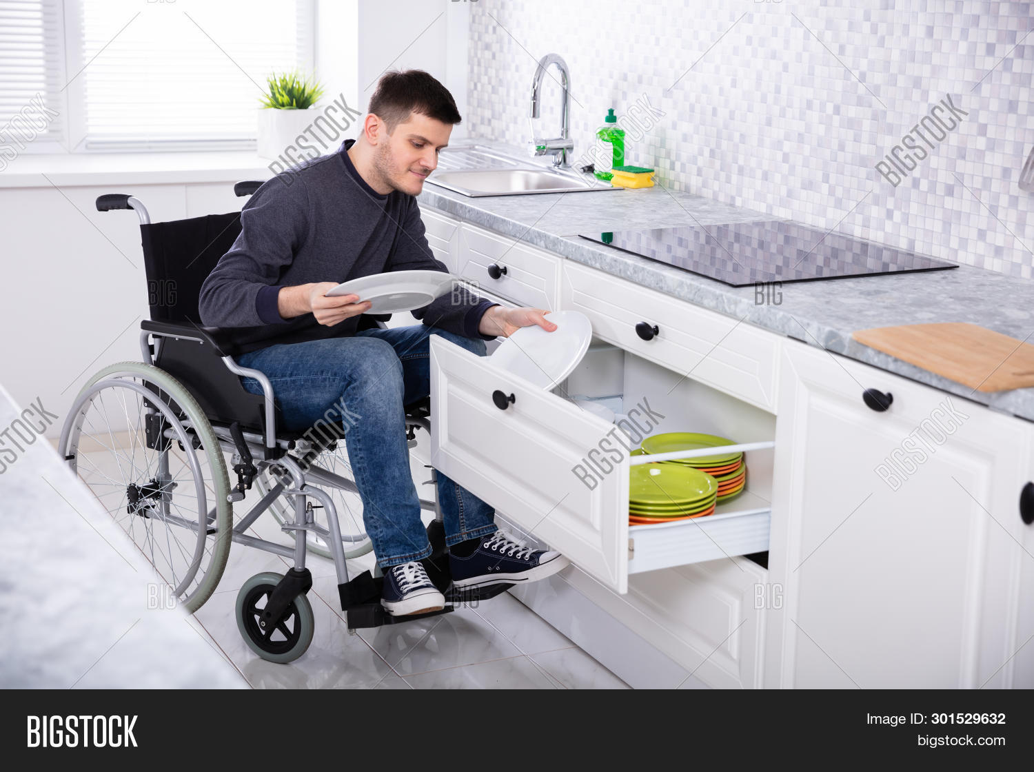 Young Happy Disabled Image & Photo (Free Trial) | Bigstock
