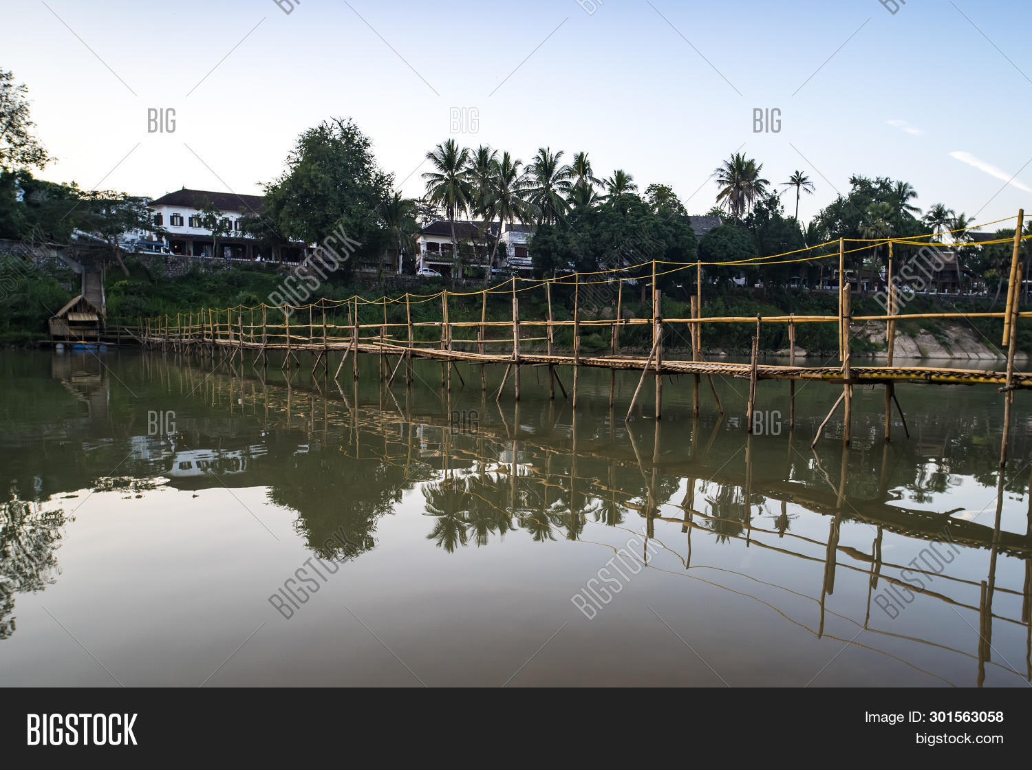 Bamboo Bridge Build Image & Photo (Free Trial) | Bigstock