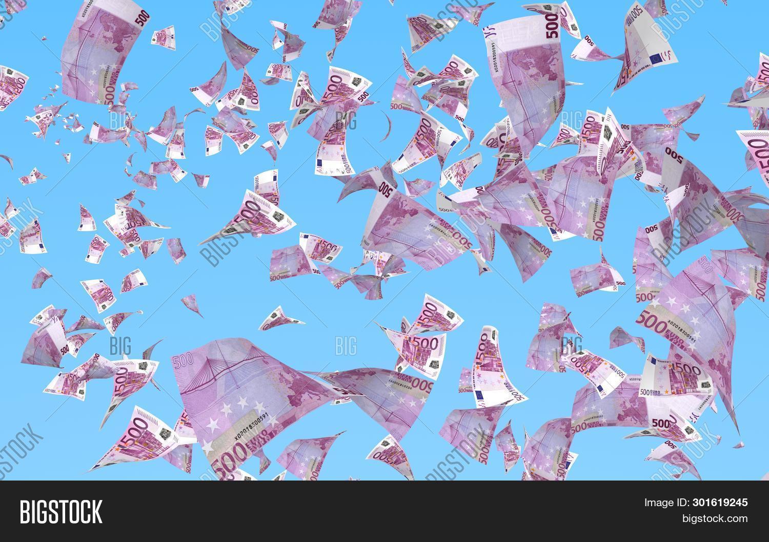 Flying Euro Banknotes Image & Photo (Free Trial) | Bigstock