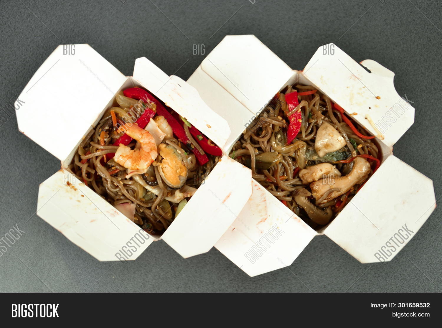 Two Boxes Soba Noodles Image & Photo (Free Trial) | Bigstock