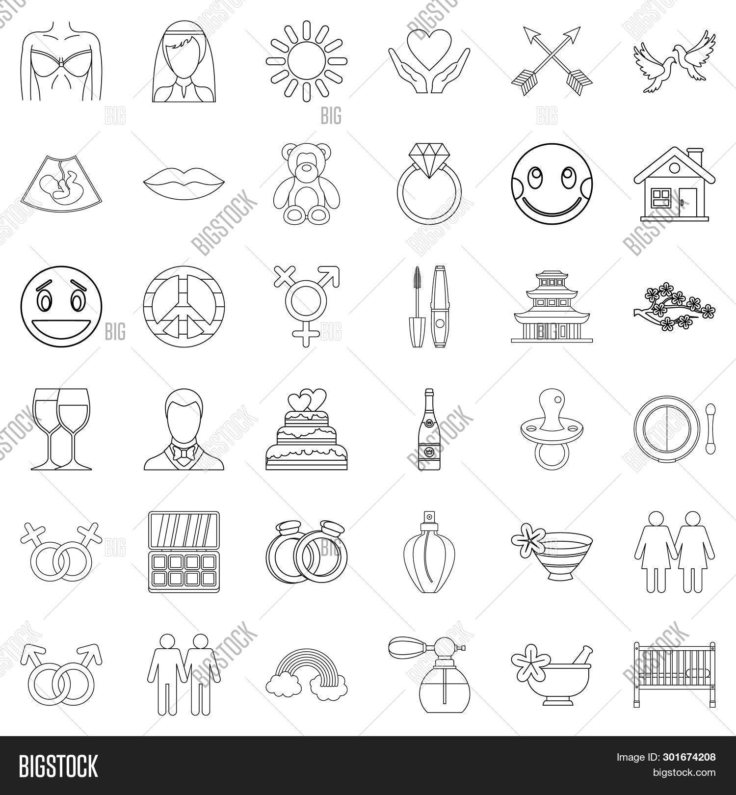 Novel Icons Set. Image & Photo (Free Trial) | Bigstock