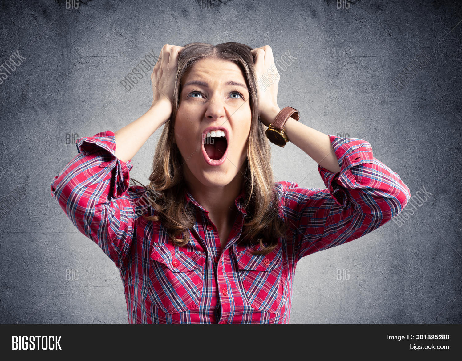 Stressful Young Woman Image & Photo (Free Trial) | Bigstock