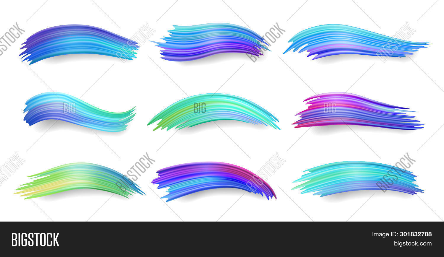 Set Isolated Colorful Image & Photo (Free Trial) | Bigstock