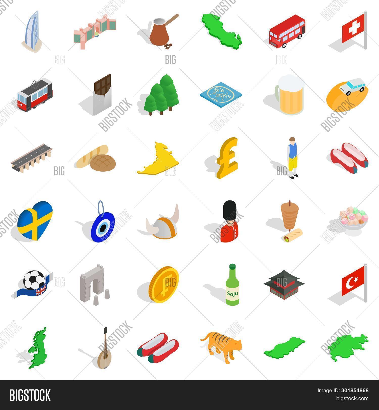 Ethnicity Icons Set. Image & Photo (Free Trial) | Bigstock