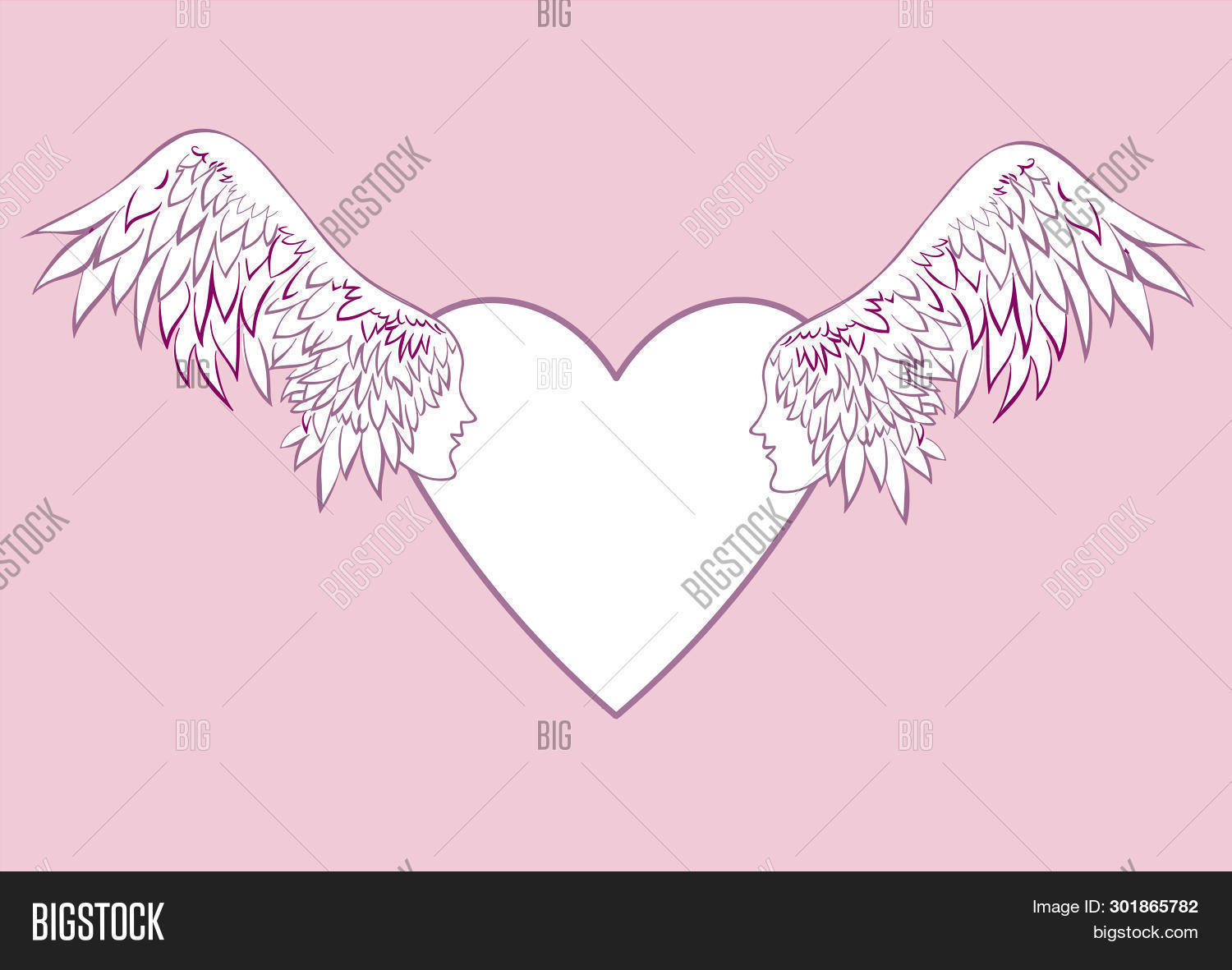 Angel Wings Human Face Image & Photo (Free Trial) | Bigstock