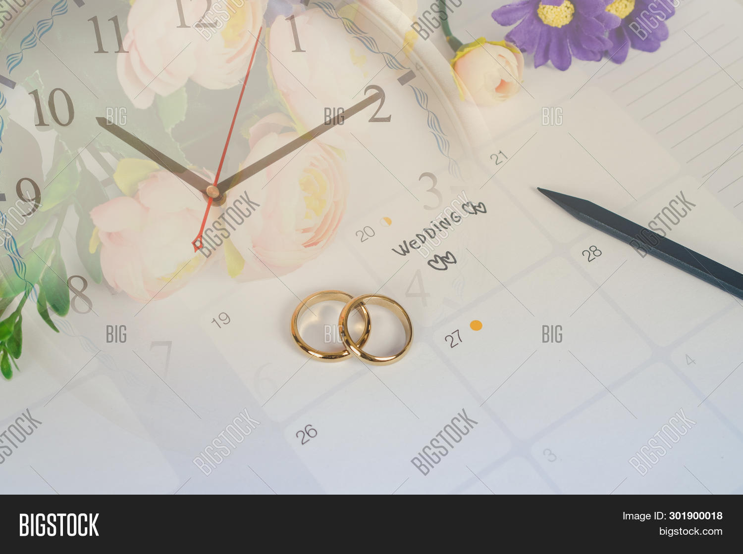 Word Wedding Reminder Image & Photo (Free Trial) | Bigstock