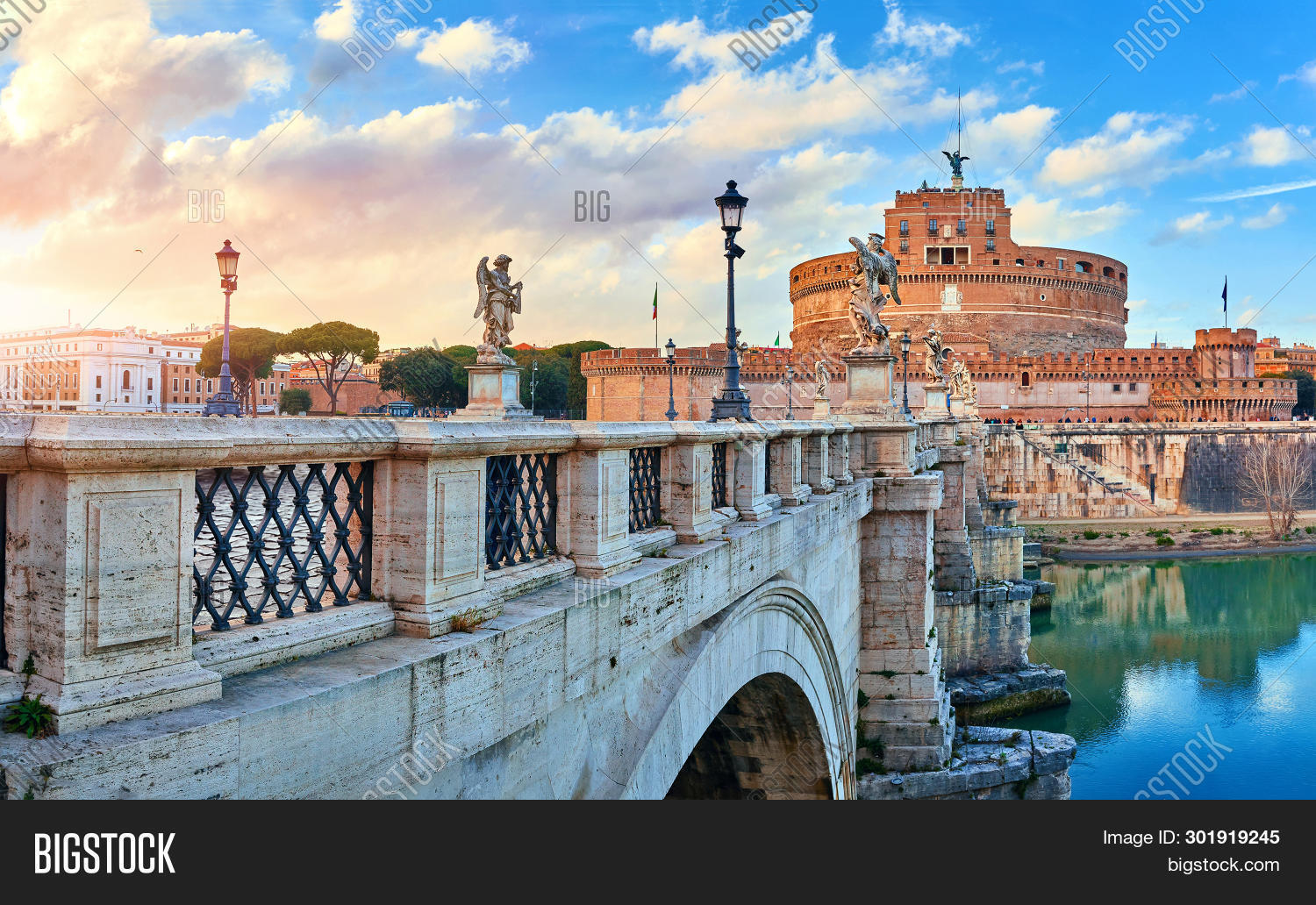 Rome, Italy. Bridge Image & Photo (Free Trial) | Bigstock