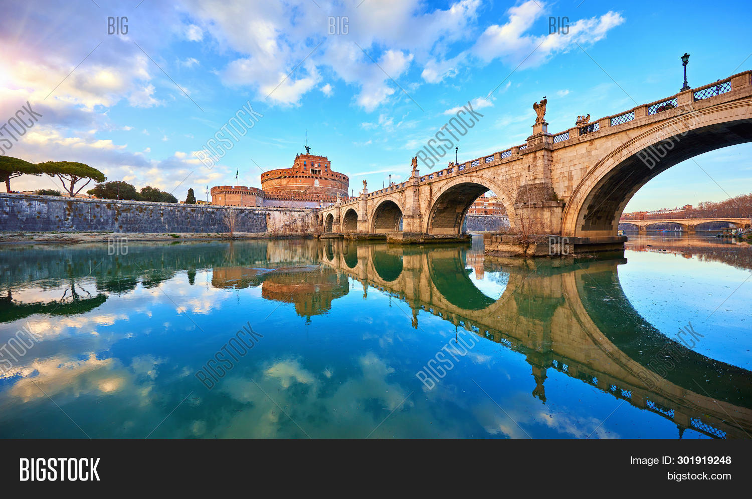 Rome, Italy. Bridge Image & Photo (Free Trial) | Bigstock