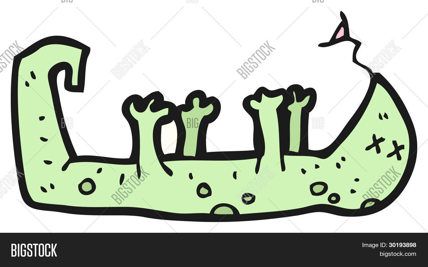 Dead Lizard Cartoon Image & Photo (Free Trial) | Bigstock