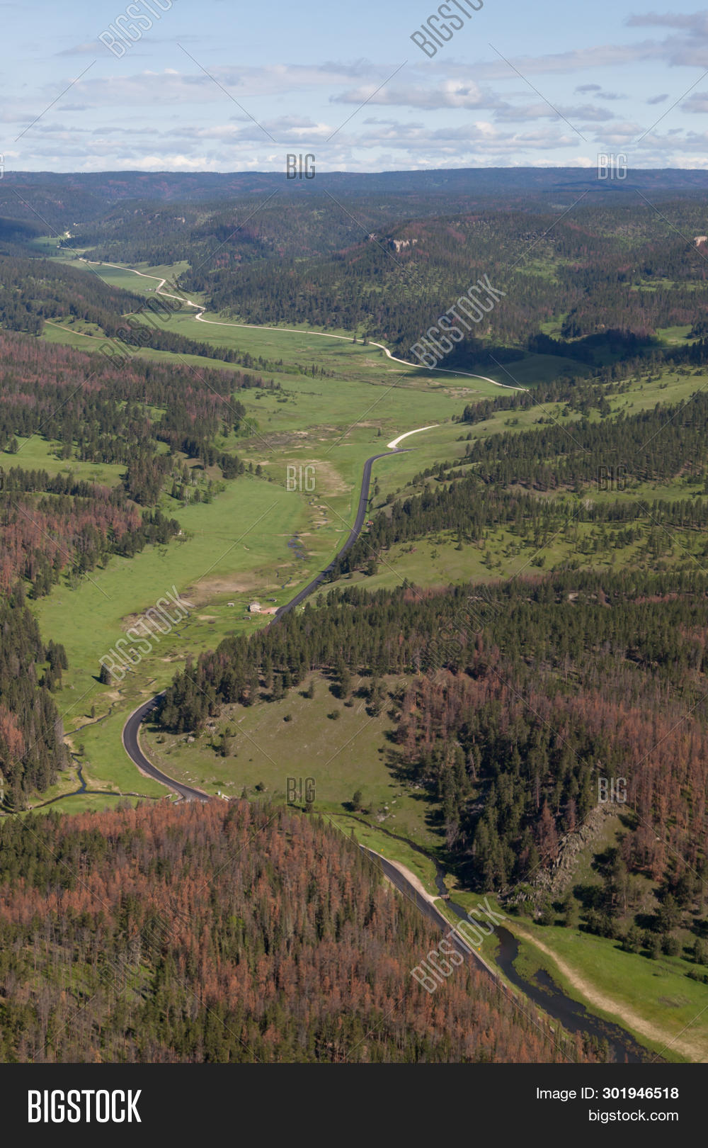 Aerial View Valley Image & Photo (Free Trial) | Bigstock