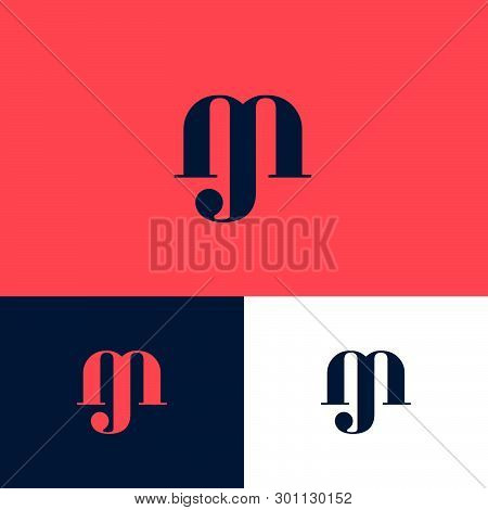 J M Monogram. J, M Vector & Photo (Free Trial) | Bigstock
