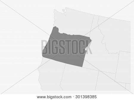 Map Usa Highlighted Vector & Photo (Free Trial) | Bigstock