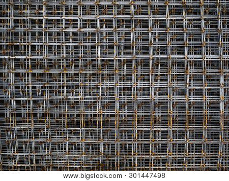 Metal Mesh Concrete. Image & Photo (Free Trial) | Bigstock