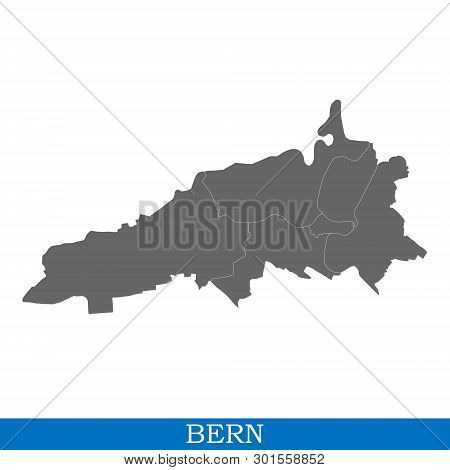 High Quality Map Bern Vector & Photo (Free Trial) | Bigstock