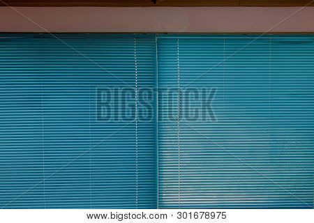 Blue Window Blinds On Image & Photo (Free Trial) | Bigstock