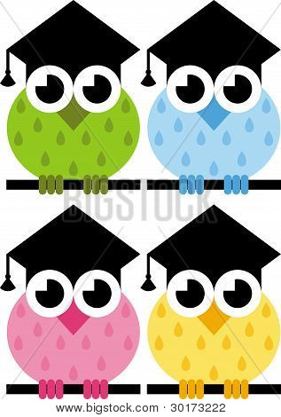 Owl Symbol Education Vector & Photo (Free Trial) | Bigstock