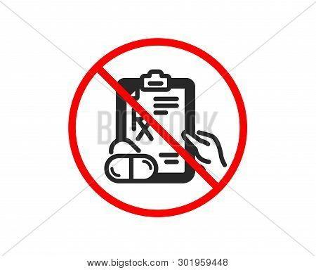 No Stop. Prescription Vector & Photo (Free Trial) | Bigstock