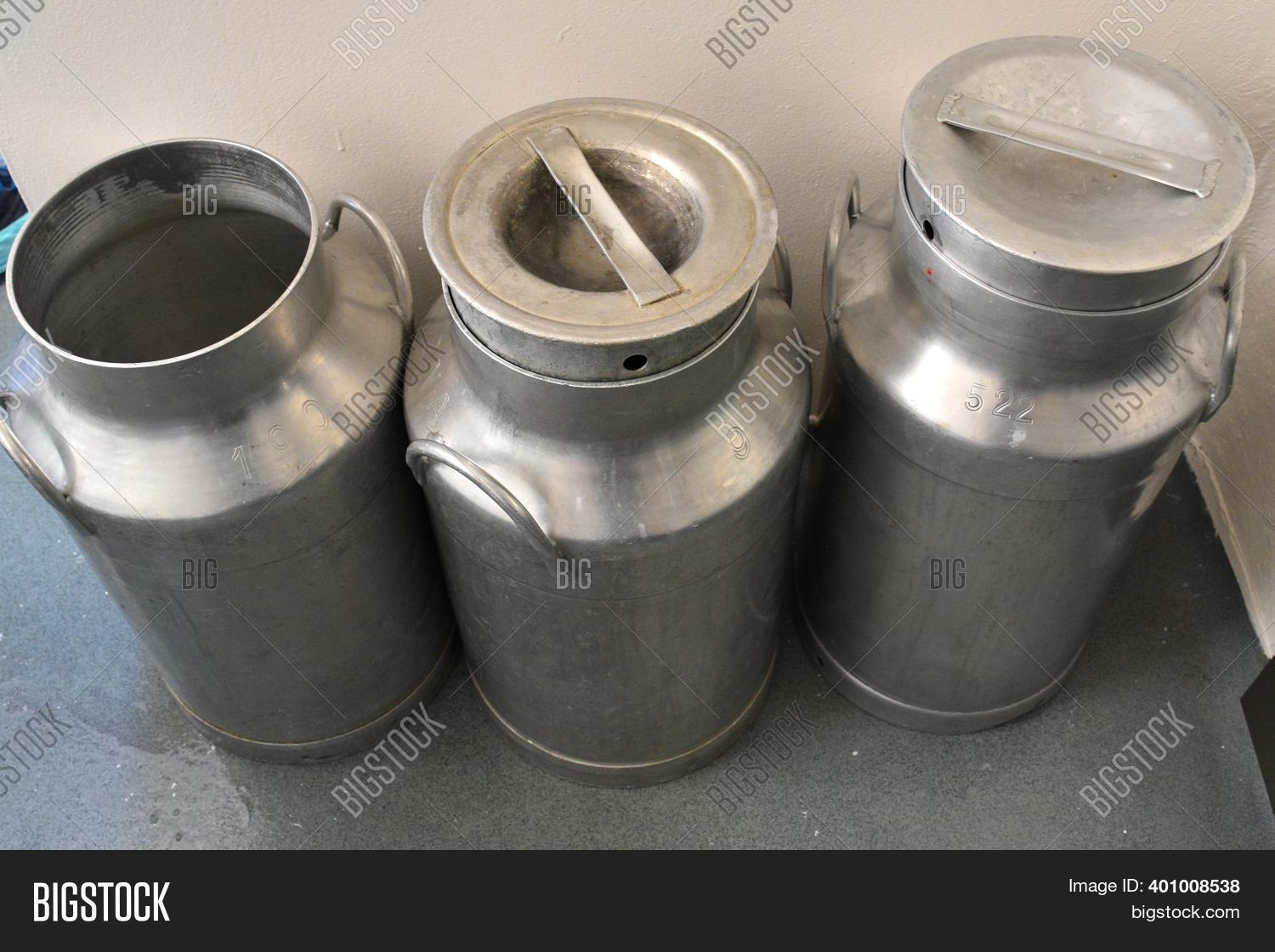 Empty Milk Jugs Rural Image & Photo (Free Trial) | Bigstock