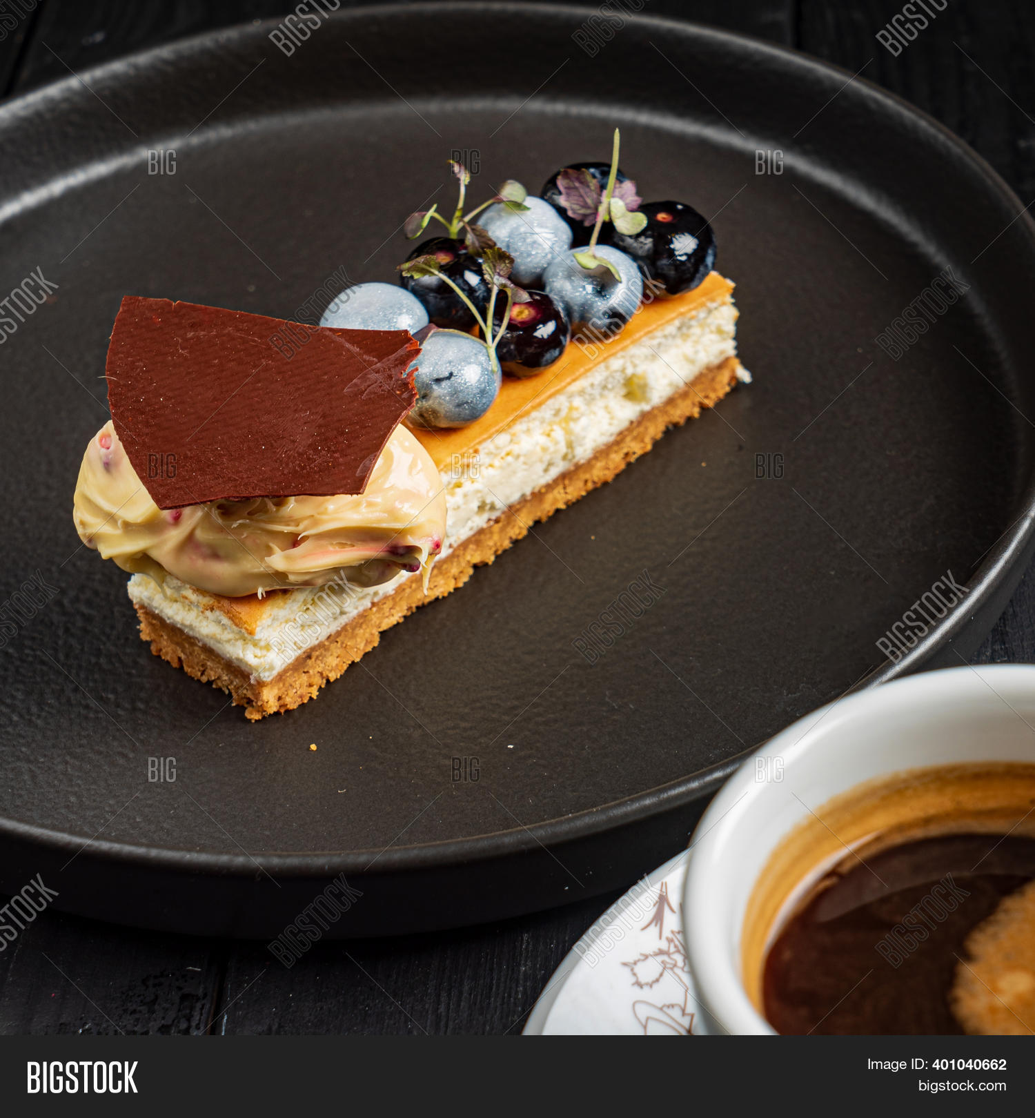 Luxury Pastry On Black Image & Photo (Free Trial) | Bigstock