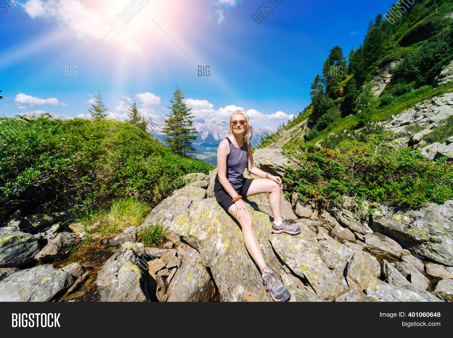 Woman Hiking On Image & Photo (Free Trial) | Bigstock