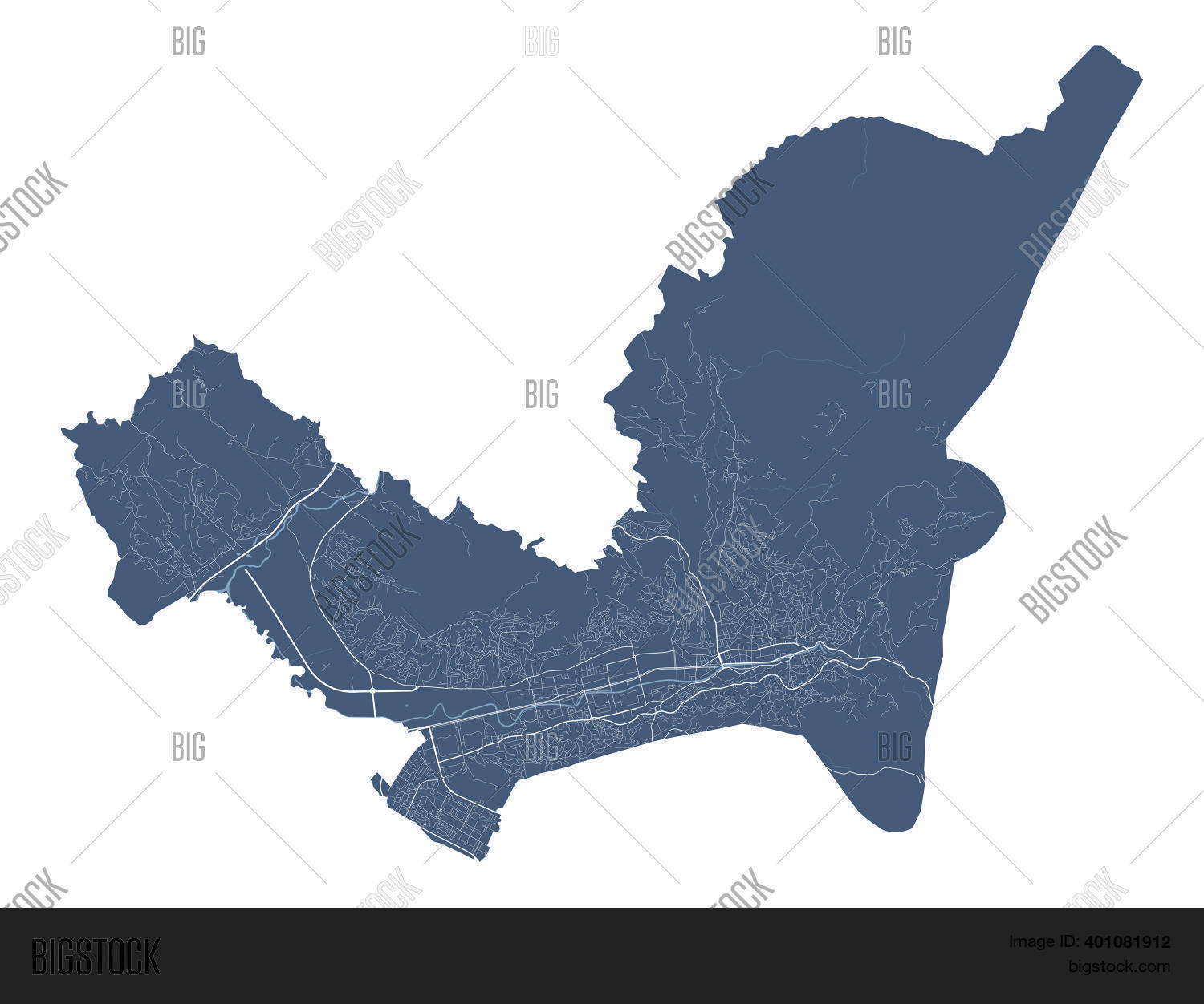 Sarajevo Map. Vector & Photo (Free Trial) | Bigstock