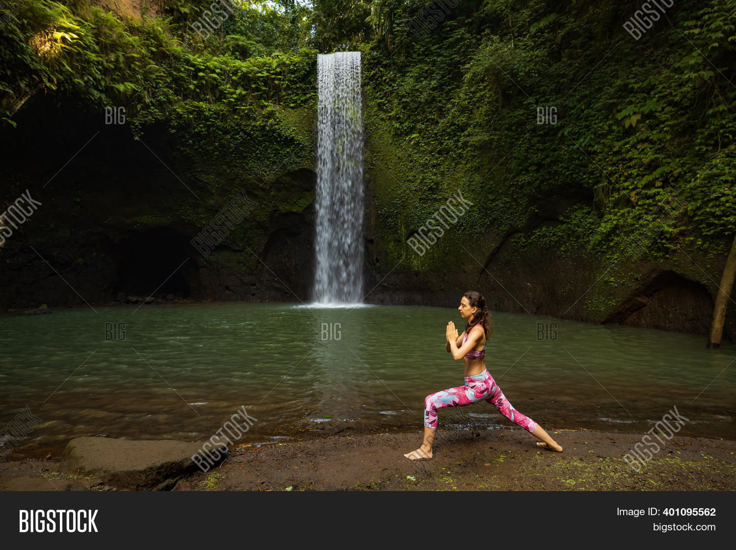 Yoga Near Waterfall. Image & Photo (Free Trial) | Bigstock