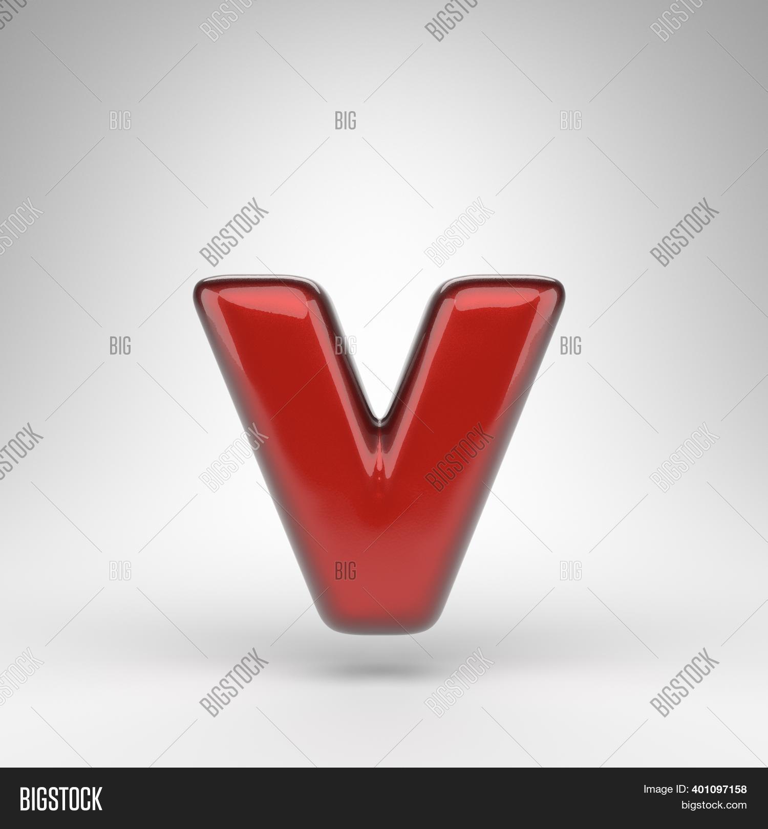 Letter V Lowercase On Image & Photo (Free Trial) | Bigstock
