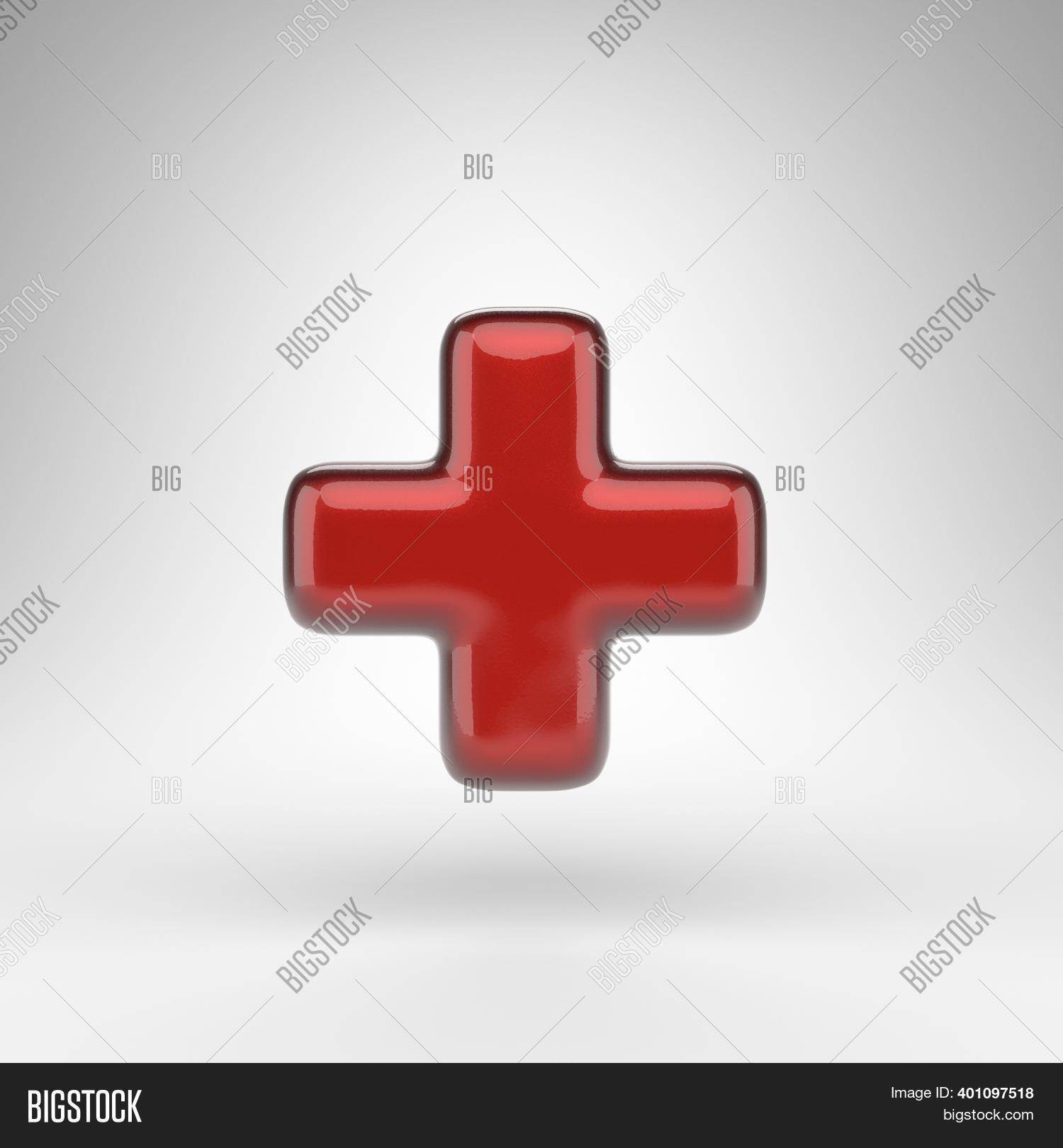 Plus Symbol On White Image & Photo (Free Trial) | Bigstock