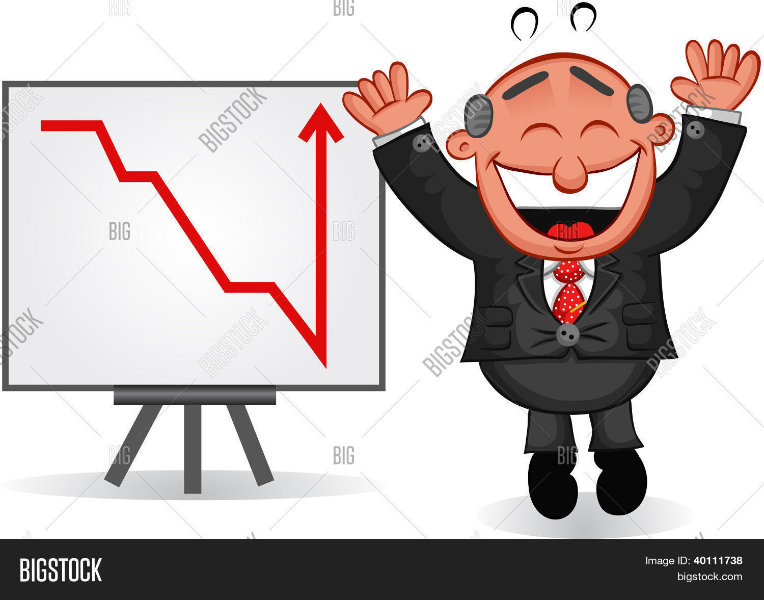 Vector y foto Dibujos Animados De Negocios - Jefe | Bigstock