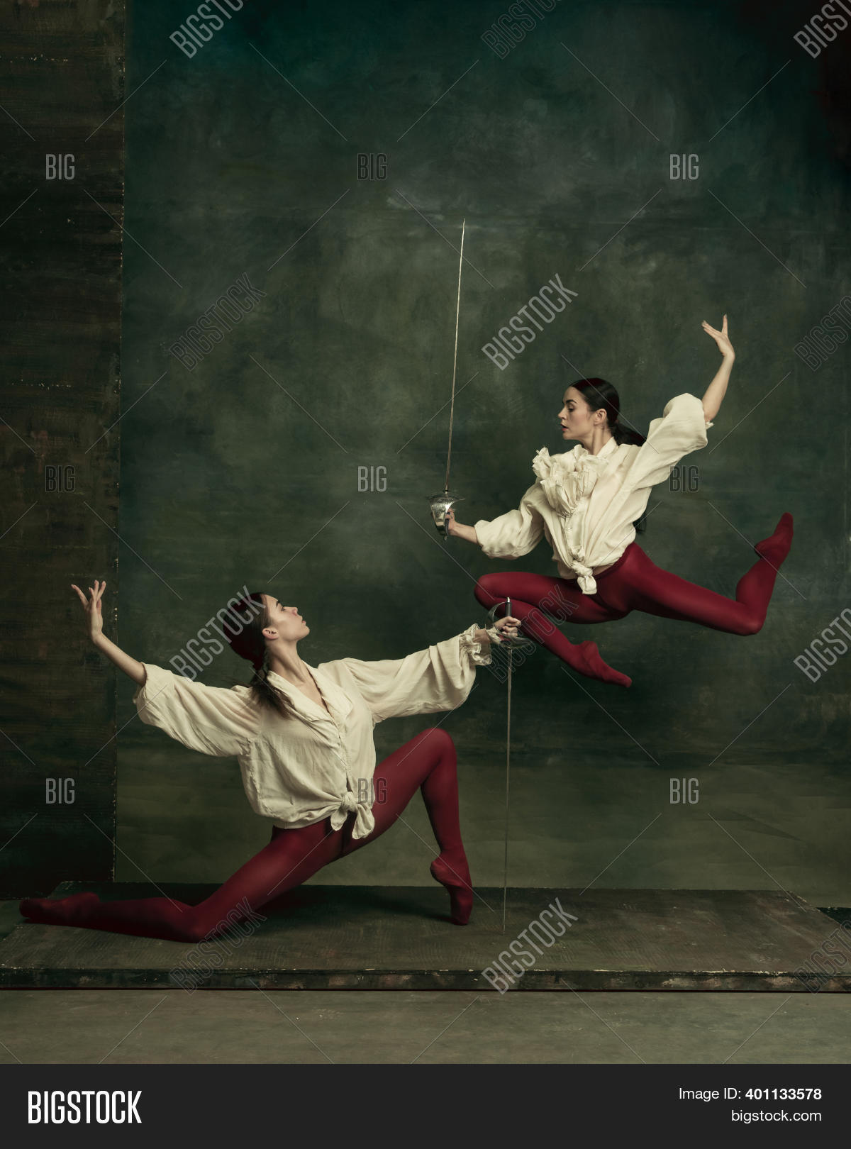 Flying. Two Young Image & Photo (Free Trial) | Bigstock