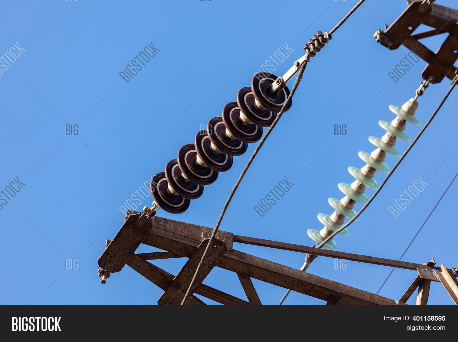 Power Lines On Metal Image & Photo (Free Trial) | Bigstock