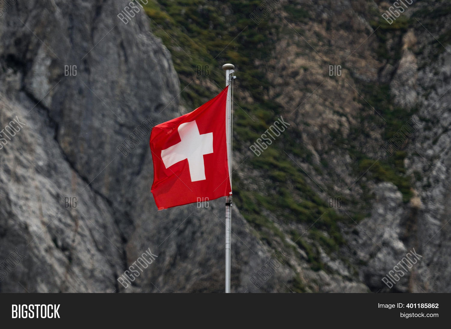 Swiss Flag Waving Wind Image & Photo (Free Trial) | Bigstock