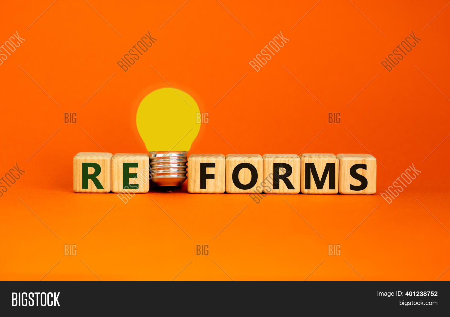 Reforms Symbol. Wooden Image & Photo (Free Trial) | Bigstock
