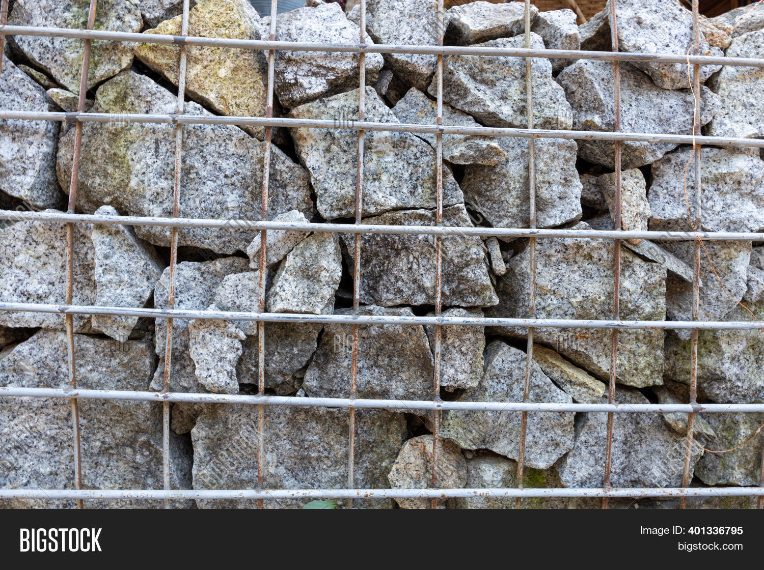 Gabion Wall. Stone Image & Photo (Free Trial) | Bigstock